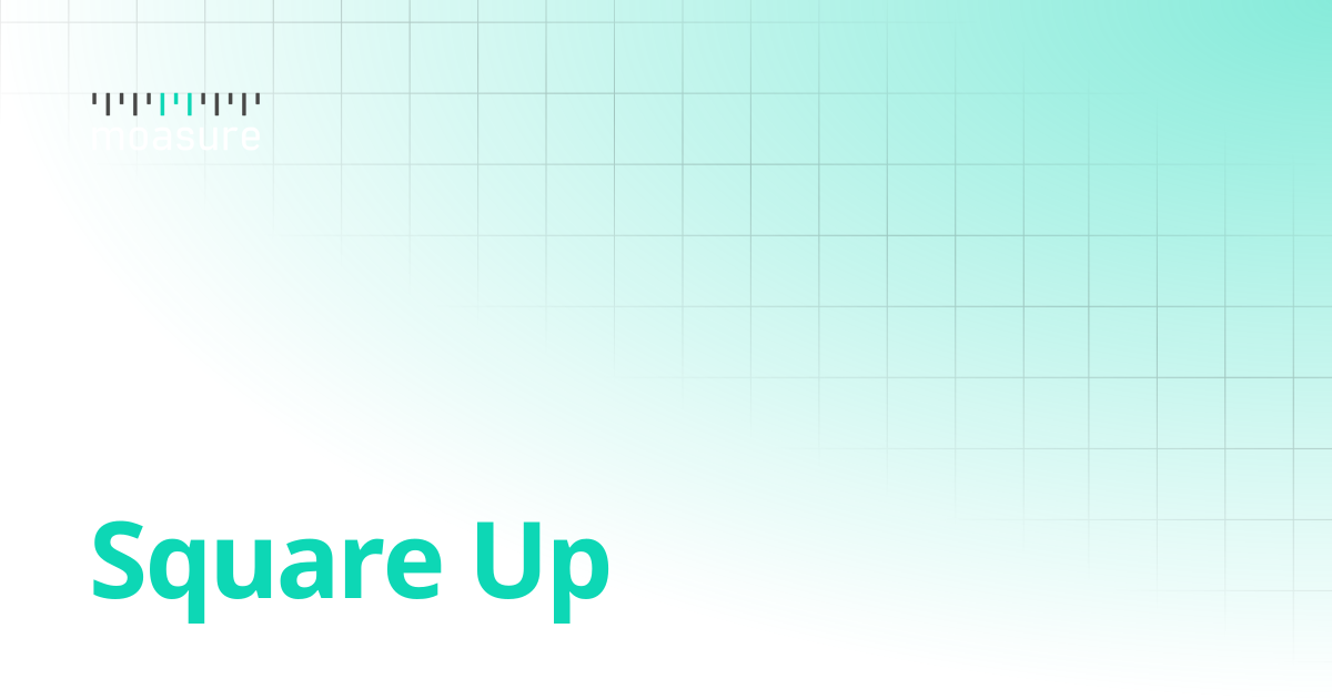 Square Up | Moasure User Guide