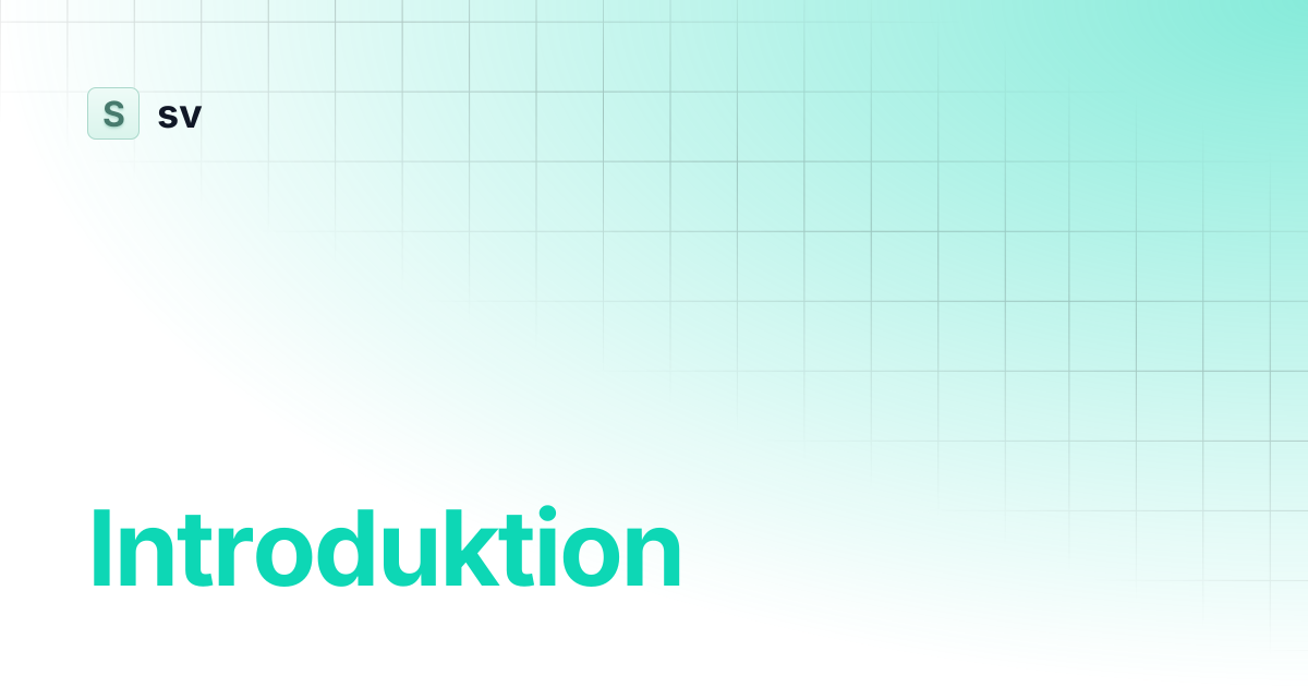 Introduktion | sv
